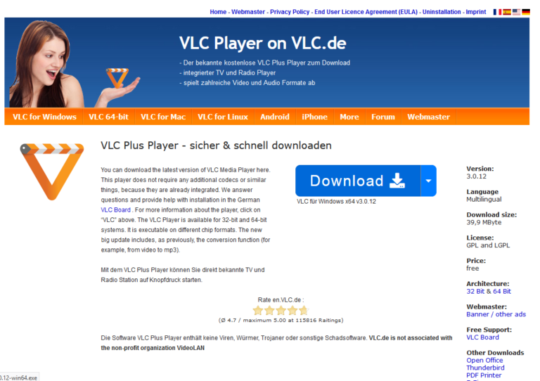 Remove Vlc Plus Player Virus – WiperSoft Antispyware