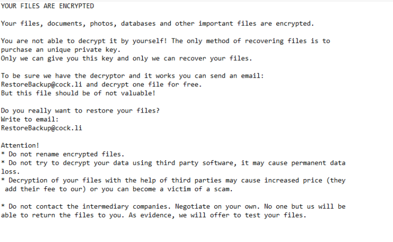 Remove RestoreBackup ransomware – WiperSoft Antispyware