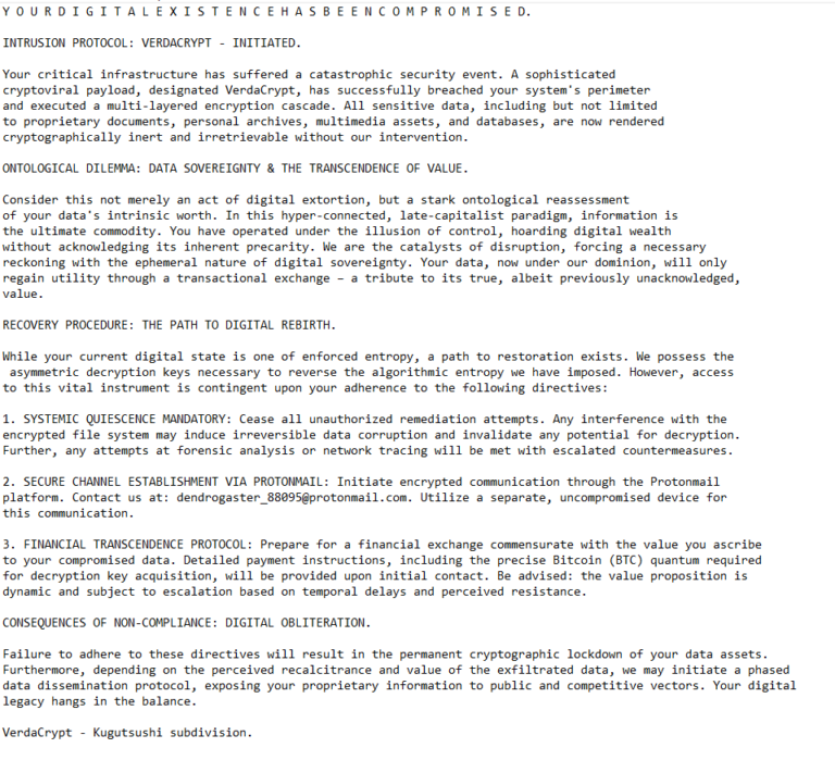 Remove VerdaCrypt ransomware virus – WiperSoft Antispyware
